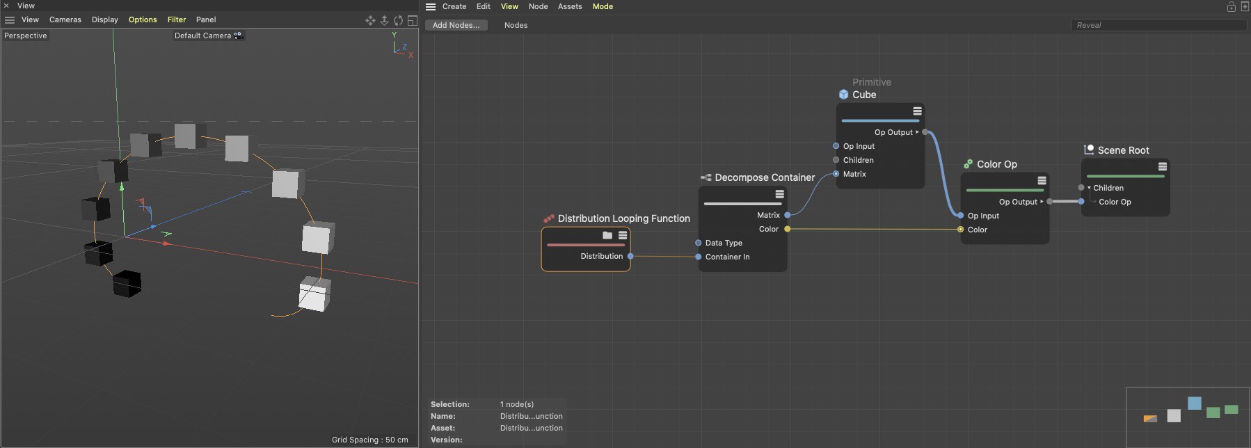 Distribution Looping Function