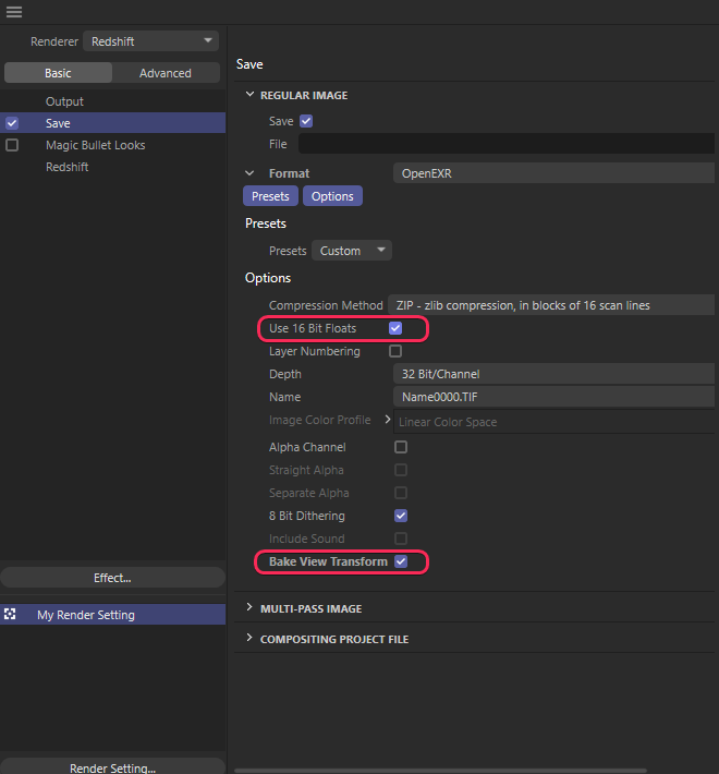 Color Management - OCIO ACES