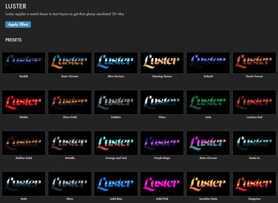 Luster