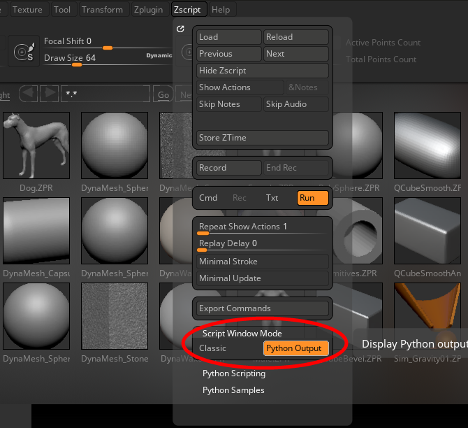 Zscript: Python Scripting